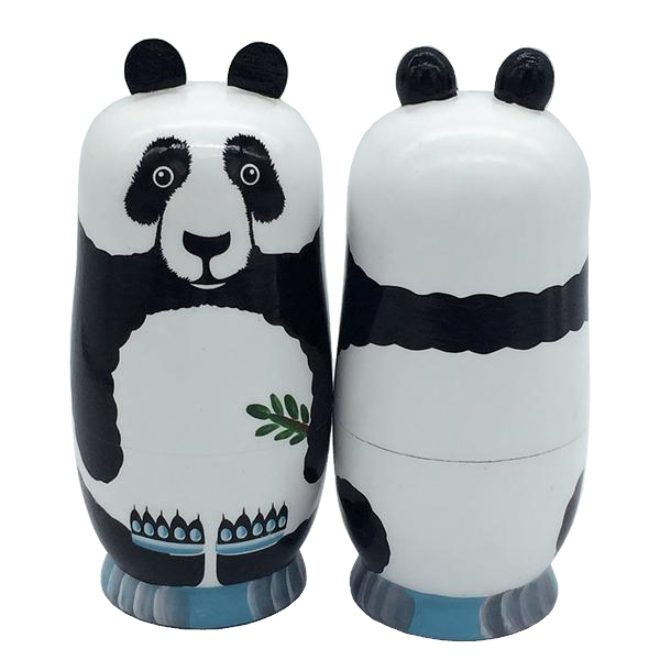 Wild Animals Matryoshka Nesting Dolls 5 Pieces