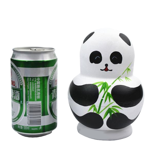 Charming Panda Matryoshka Nesting Dolls 10 Pieces