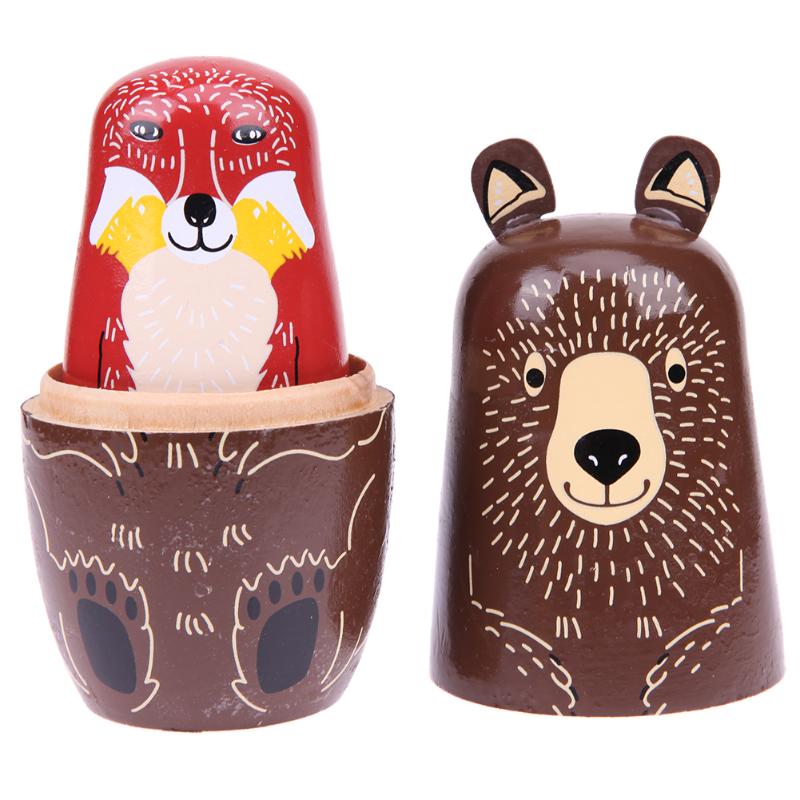 Animal Collection Matryoshka Nesting Dolls 5 Pieces